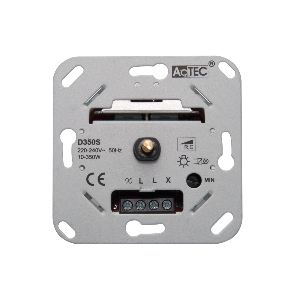 Dimmer Phase-cut Rotary 10-280W LED WH | Ledpro