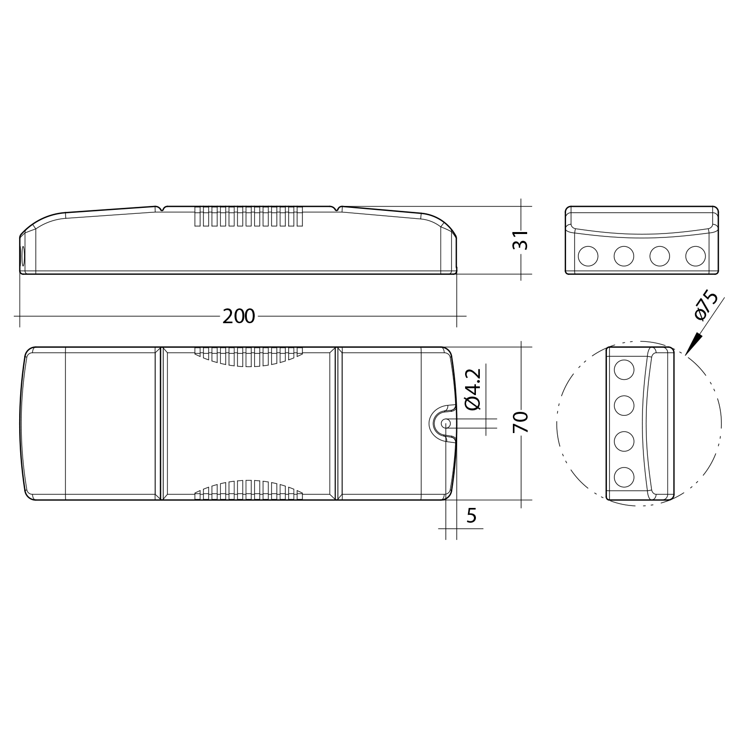 Driver 250-700mA cc (15-24/50V) LCA 17W one4All SR PRE DALI | Ledpro